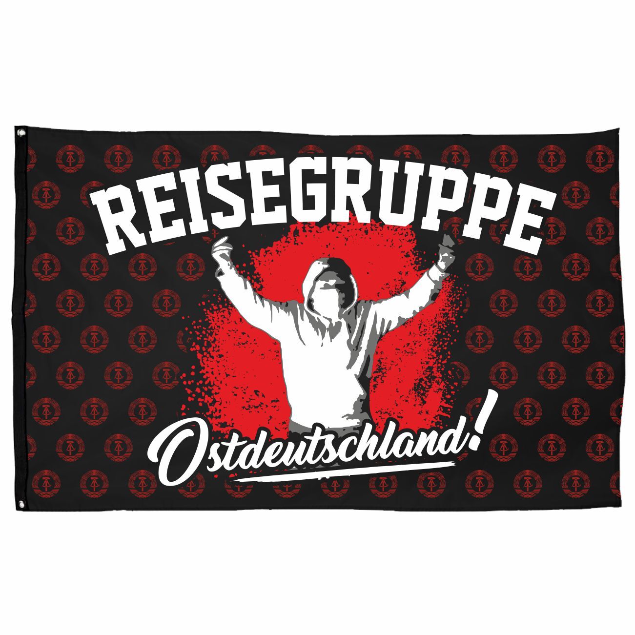Fahne Reisegruppe Ostdeutschland 150 cm ost Flagge auswärts fußball ...