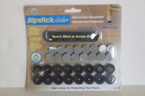 Slipstick Slider 3/4 in Floor Protector Furniture 16 Chair Slider Feet ...