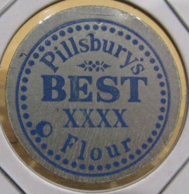 1949 Pillsbury's Best Flour Contest Token - RARE Fibre Variety | eBay