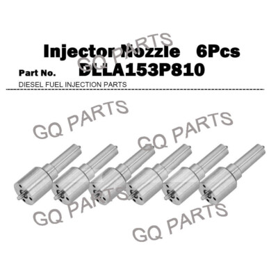 DLLA153P810 6Pcs Fuel Injector Nozzles for DAF 95 XF 480 530 /85 CF 340 ...