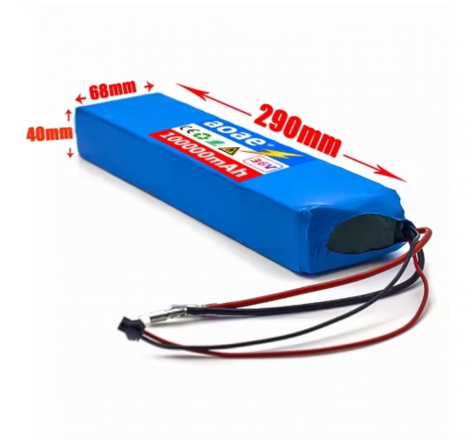 36V 100Ah 10S3P Rechargeable Li-lon Battery Pack For High Power ...