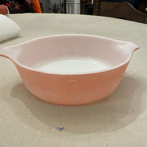 Vintage Pyrex Pink Gooseberry 471 Small Casserole Dish 1 Pint USA has ...