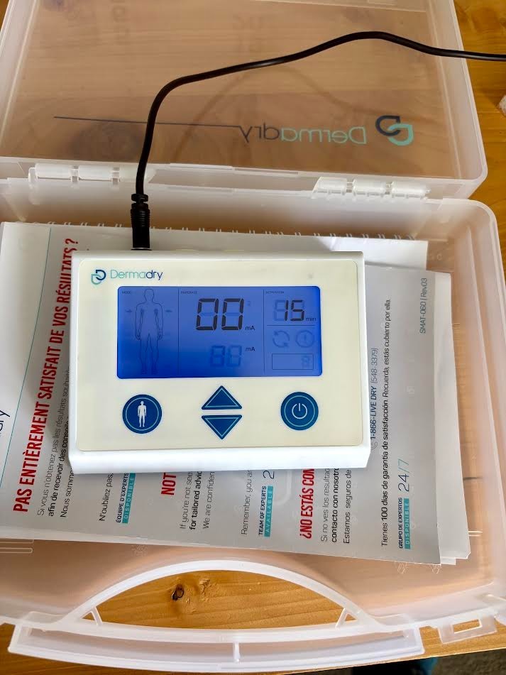 Dermadry Iontophoresis Machine - Underarm Sweating Prevention | eBay