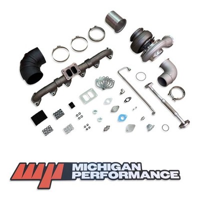 Hi-Flow C13 C11 CAT Single Turbo and Install Kit 2293567 New BW 171701 ...