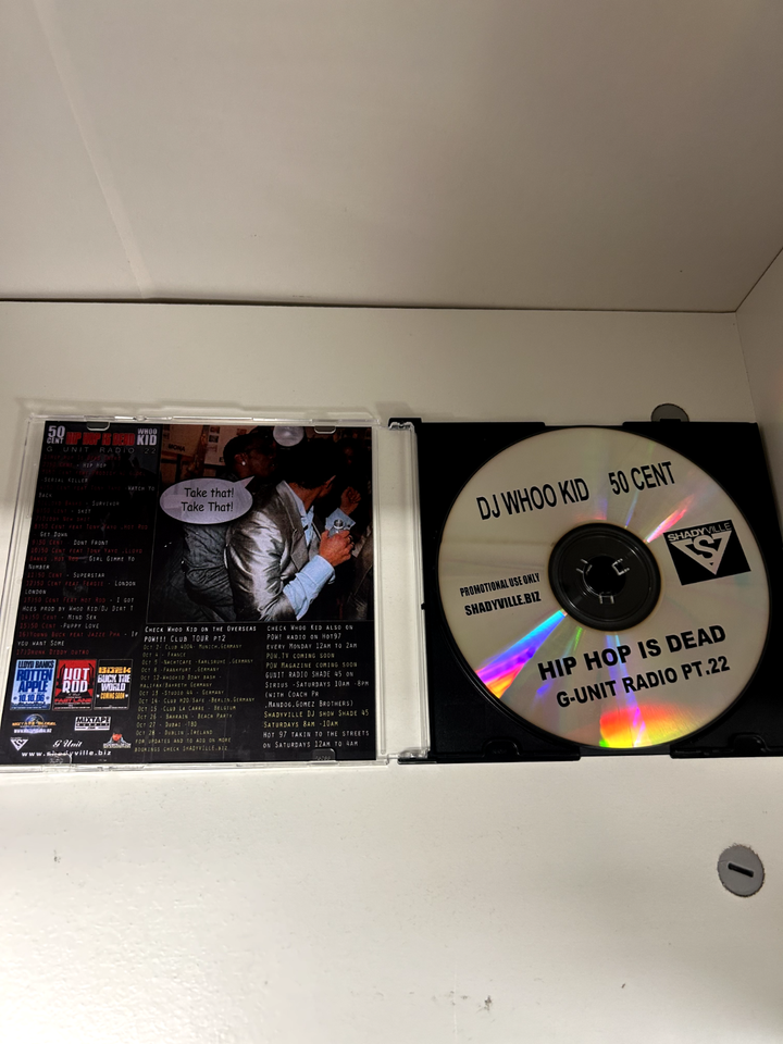 RARE DJ WHOO KID 50 CENT G-UNIT RADIO 22 HIP HOP IS DEAD PROMO MIXTAPE ...