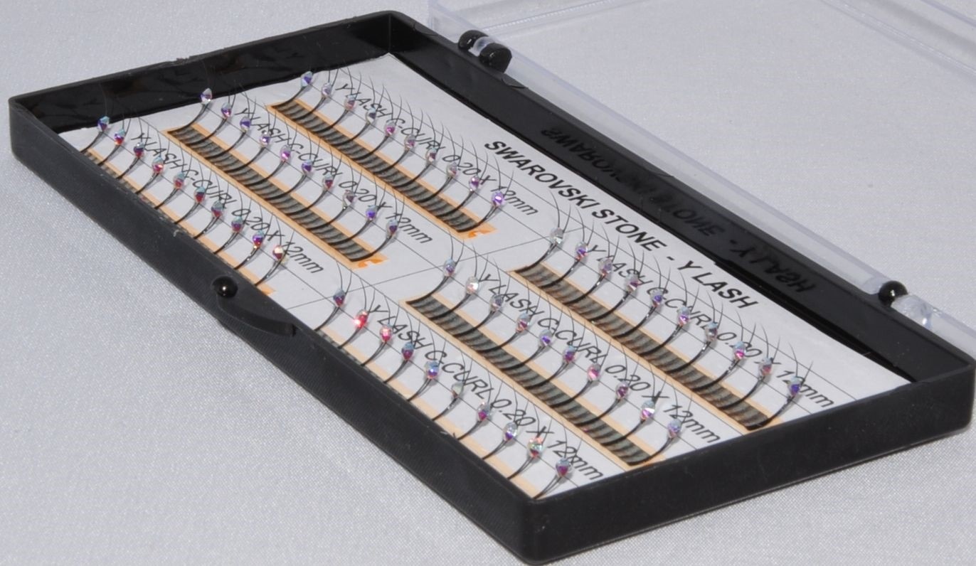 Rhinestone, Swarovski Y lashes. Jewel Diamond Eyelash Extensions | eBay