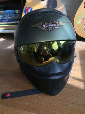 Harley-Davidson Marshall 3-In-1 Helmet Green 97173-22VX | eBay