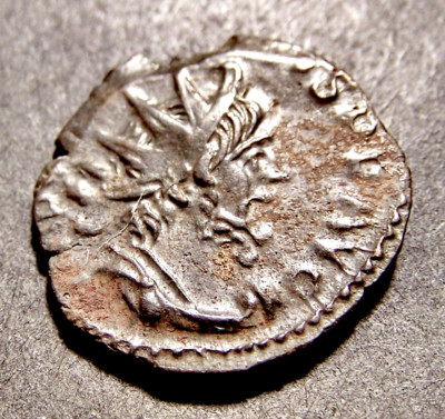 VICTORINUS, Manly & Soldierly Emperor, VIRTUS, Imperial Roman Coin, 17 ...