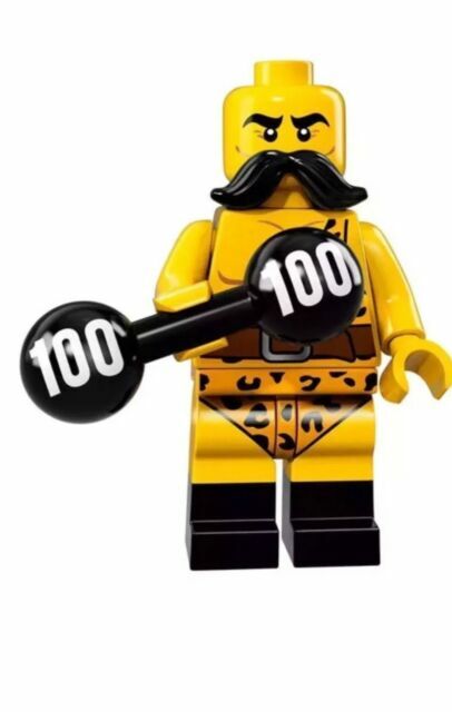 LEGO Series 17 Minifigure Circus Strong Man 71018 Muscle Man for sale ...