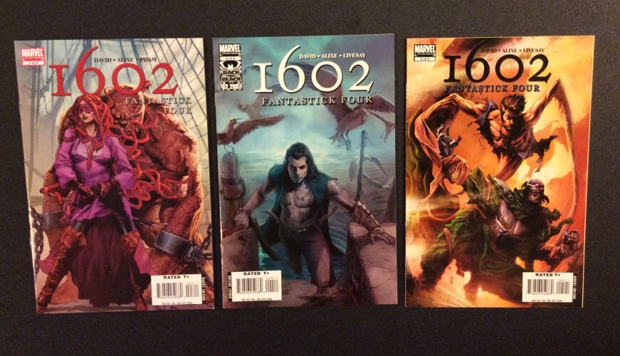 MARVEL 1602: FANTASTIC FOUR #1 - 5 Comic Books COMPLETE Peter David ...