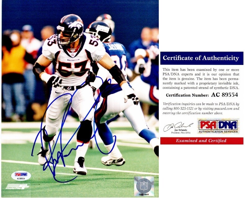 Bill Romanowski Autographed Memorabilia | Signed Photo, Jersey ...
