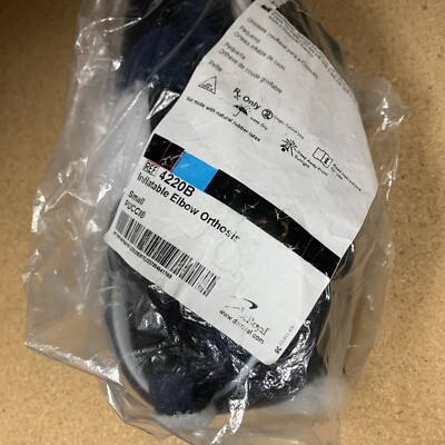 Deroyal Pucci Inflatable Elbow Arm Orthosis Splint Size Small Free Ship ...