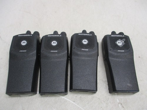 Motorola PR400 146-174 MHz VHF Radio Lot of 4 No batteries | eBay