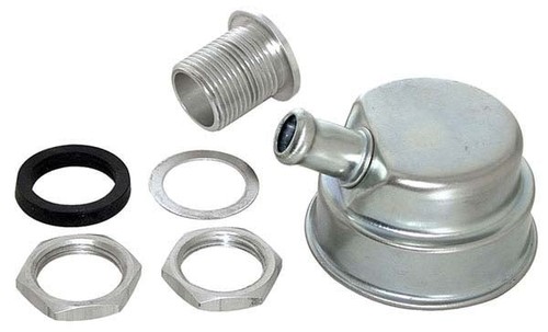 Moroso 68785 Positive Locking Valve Cover Breather with 3/4 Nipple Fit ...
