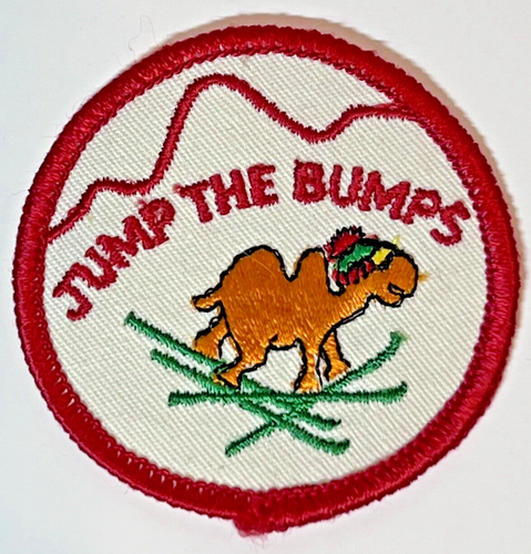 Vintage Skiing Patch Jump the Bumps Ski Embroidered Patch | eBay