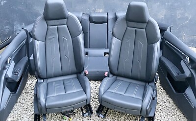 2020-24 AUDI A3 S3 S LINE 8Y BLACK HEATED BUCKET FULL LEATHER INTERIOR ...