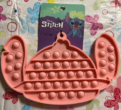 Disney Lilo and STITCH Pink Silicone Pop Its Trivet Sensory Toy 7” NWT ...