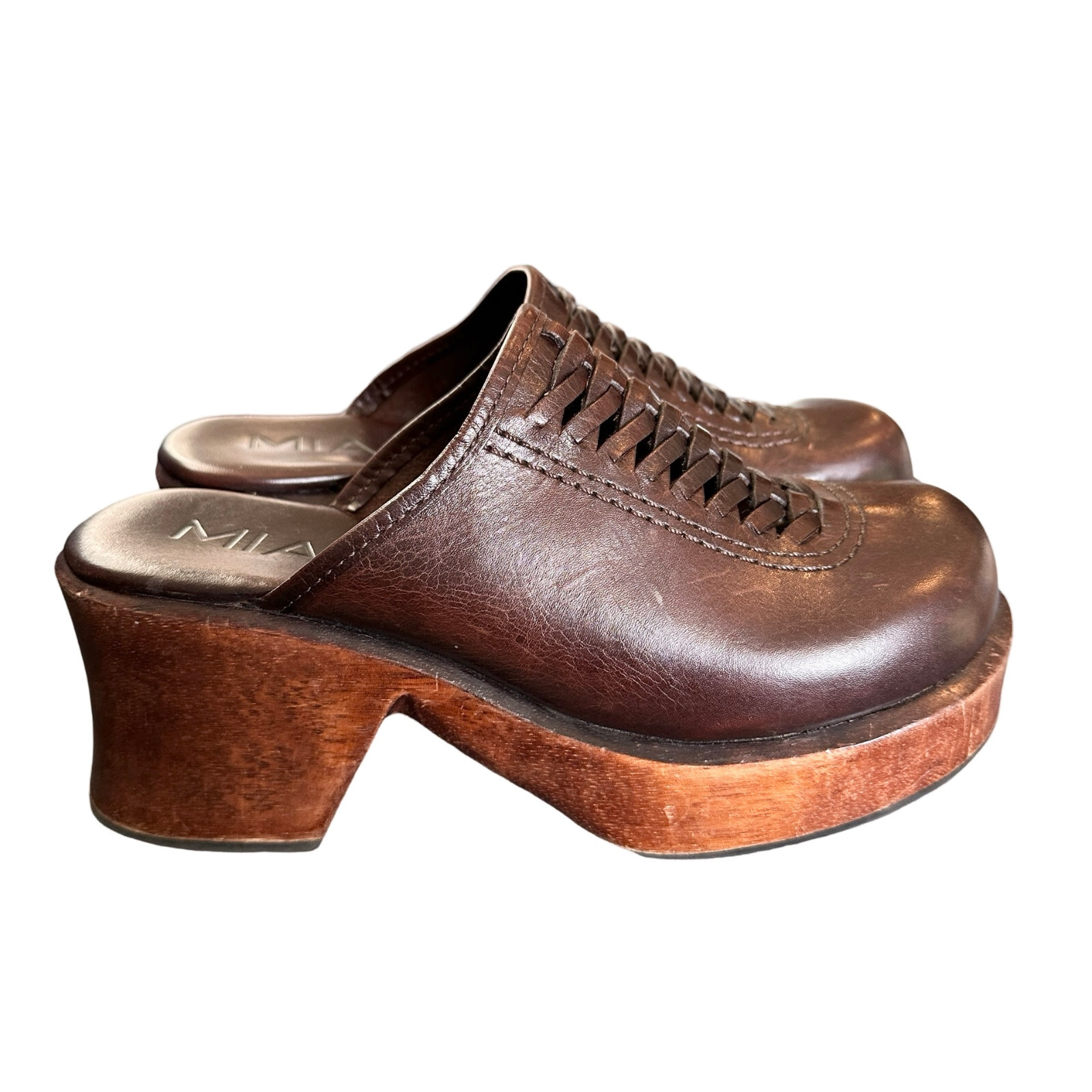 Vintage MIA Clog Platform Chunky Shoes Sandals 90s Y2… - Gem