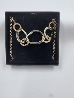 Avon Embellished Metals Cutout Necklace Goldtone | eBay