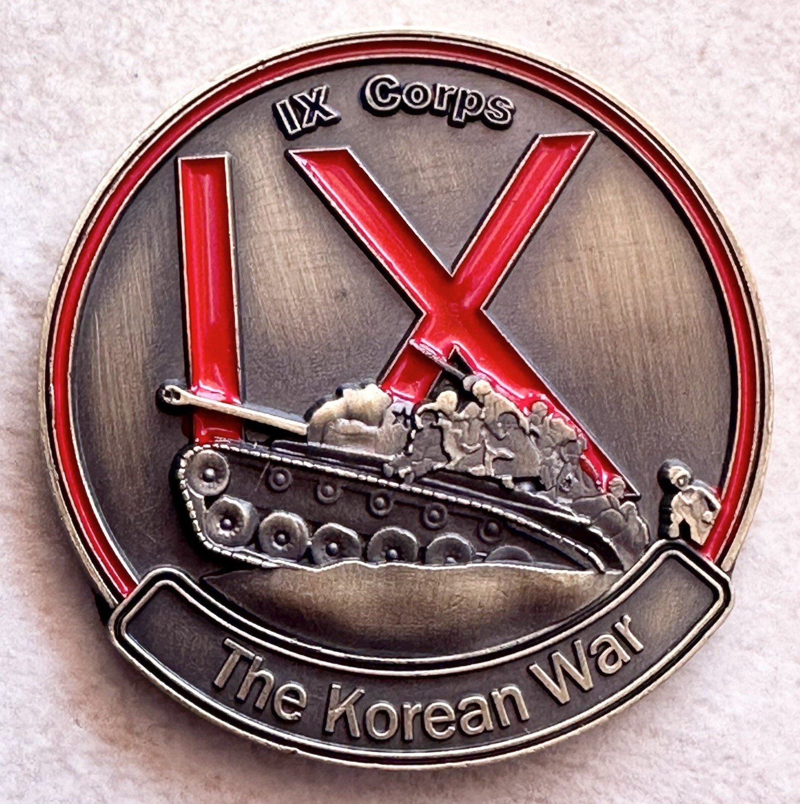 1950-1953 US.Army IX Corps 38TH Parallel Korean War Forgotten War ...