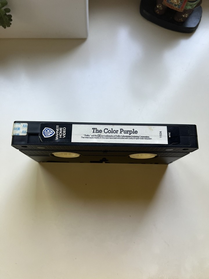 The Color Purple VHS Tape 1987 Whoopi Goldberg Steven Spielberg Danny ...