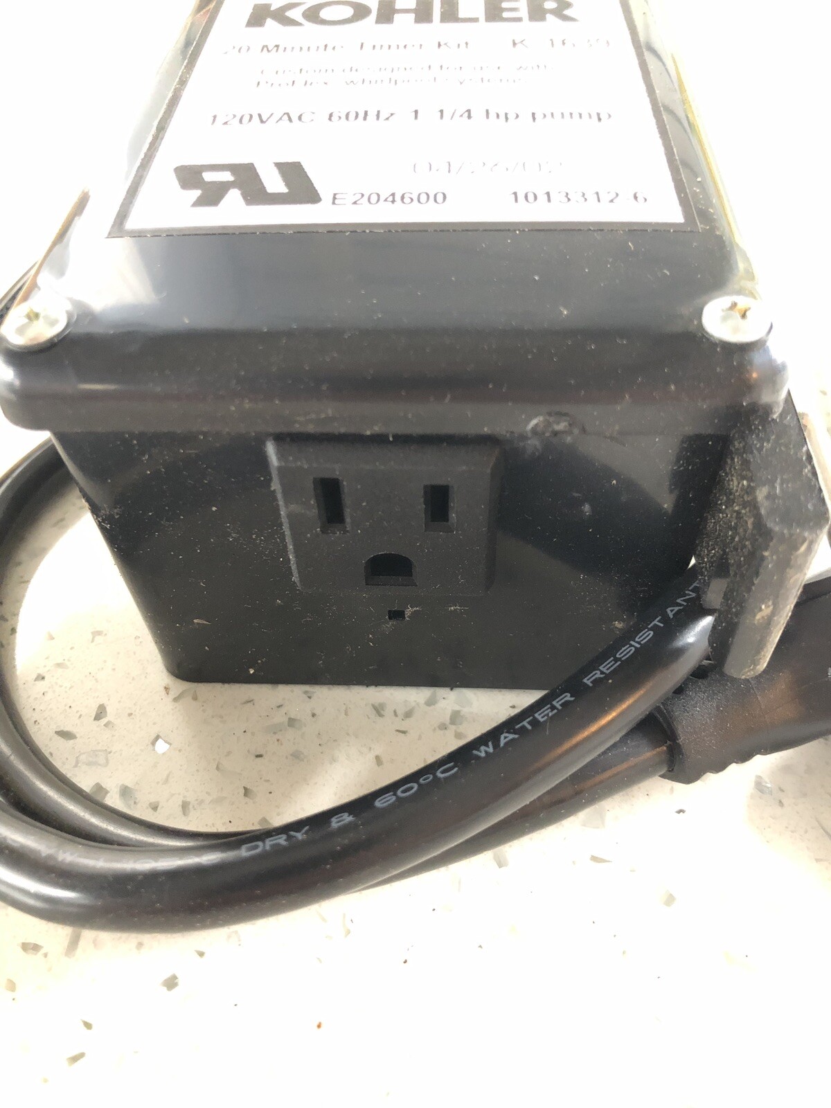 KOHLER K-1639-NA PROFLEX WHIRLPOOL TIMER KIT • 20 minute timer. | eBay