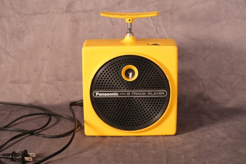 Yellow Panasonic 8 Track Player Portable TNT RQ-830S | eBay
