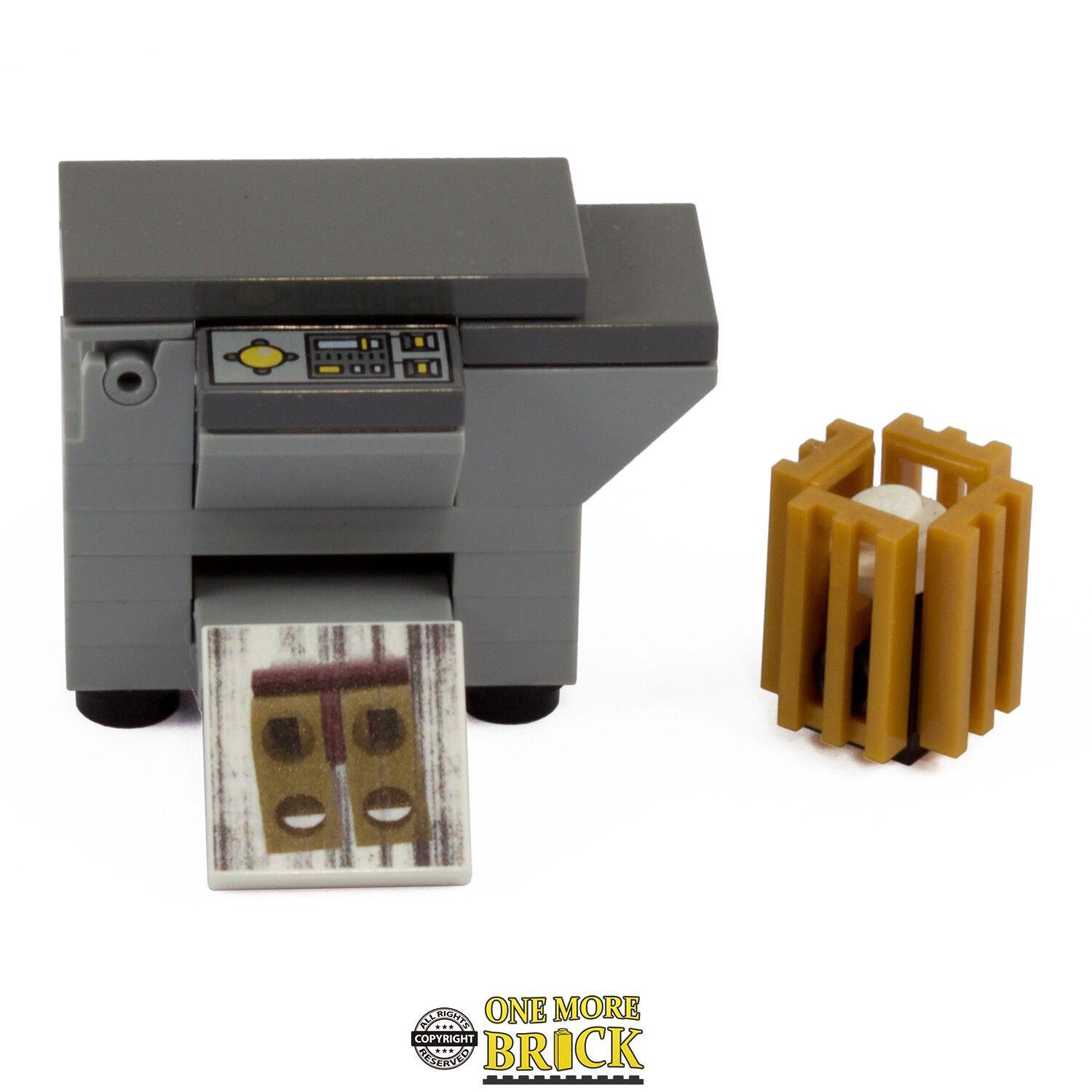 Office Photocopier / Printer - with waste paper bin | All parts LEGO | eBay