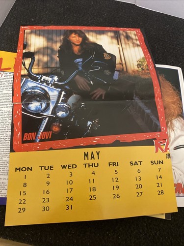 Raw Magazine #7 (Dec 1988) ZZ Top, Bon Jovi, Ratt & Raw Magazine #8 ...