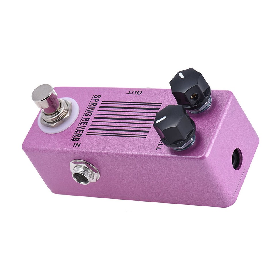 Mosky Spring Reverb Mini Single Guitar Effect Pedal Spring Reverb Sound ...