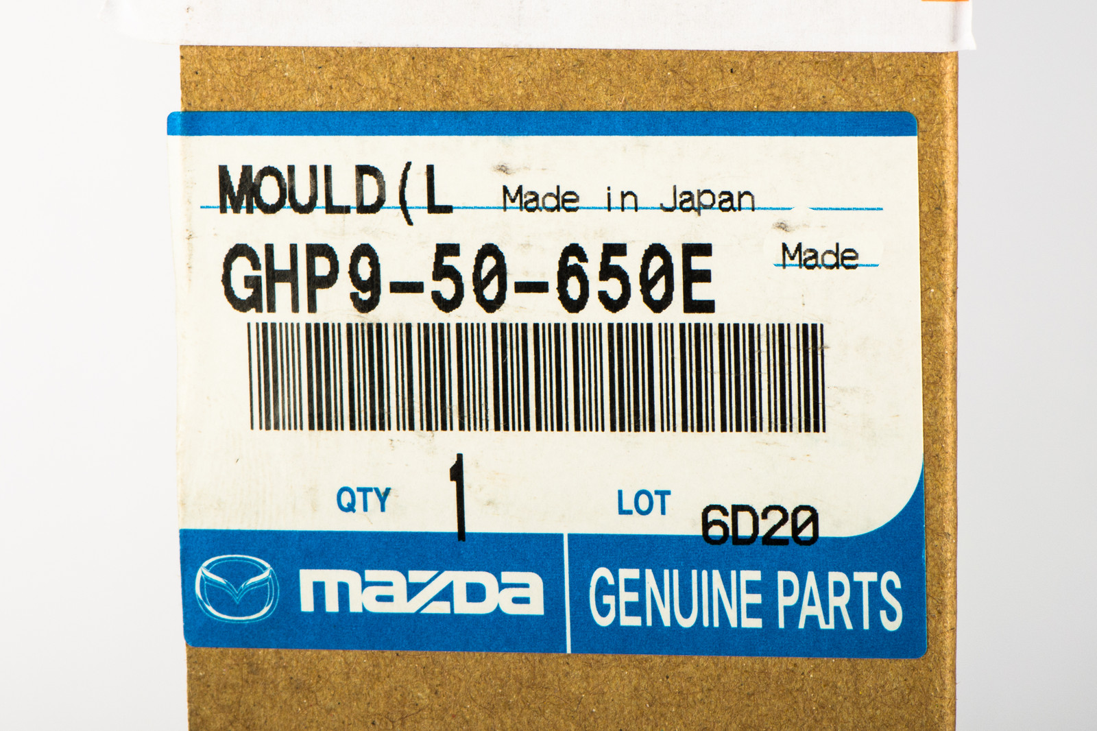 2014-2015 Mazda 6 Front Door Belt Moulding Trim OEM NEW GENUINE GHP9-50 ...