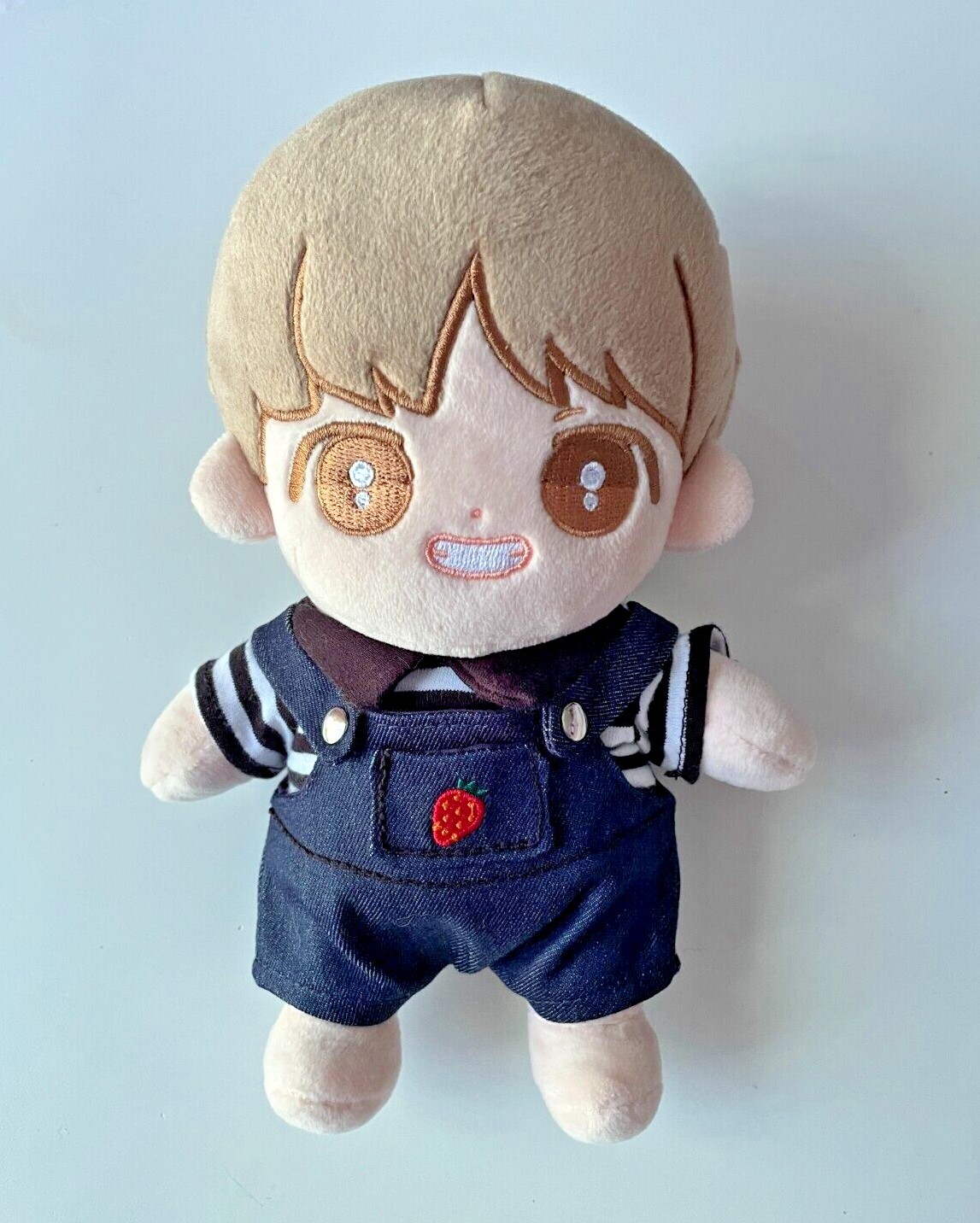 BTS V Taehyung Fanmade 20cm Doll Plush with 2 Outfits + Freebies | eBay UK