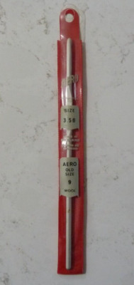 Aero Crochet Hook Size 9 3.50 mm Metal | eBay Australia