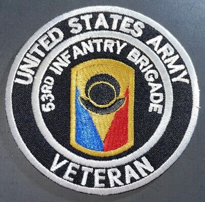 US Army 53rd Infantry Brigade Veteran Patch Hook & Iron-On Repro New ...