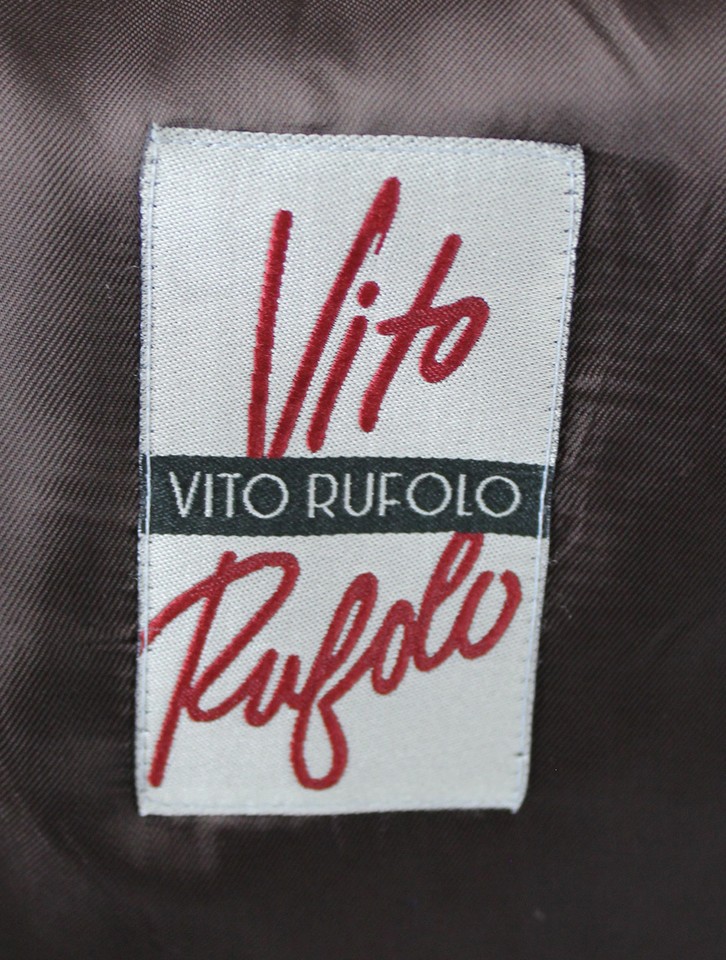 Mens Italian Blazer 44S Vito Rufolo Brown Plaid Checked Wool Suit Coat ...