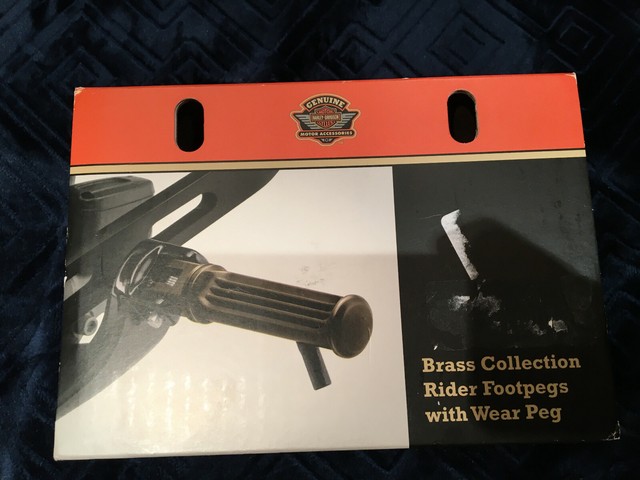 Harley Davidson Brass Collection Rider Footpegs Barely 50500690 FXBR ...