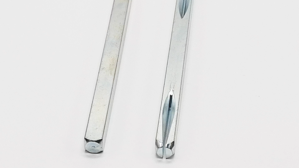 8mm Spindle Bar SPLIT or PLAIN 100 110 120 130 140 150mm L Steel Zinc ...