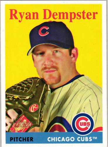 2007 Topps Heritage 198 Ryan Dempster Chicago Cubs | eBay