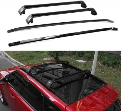 4Pcs Fit for Range Rover Evoque 2011-2020 Crossbar Cross Bar Side Rail ...