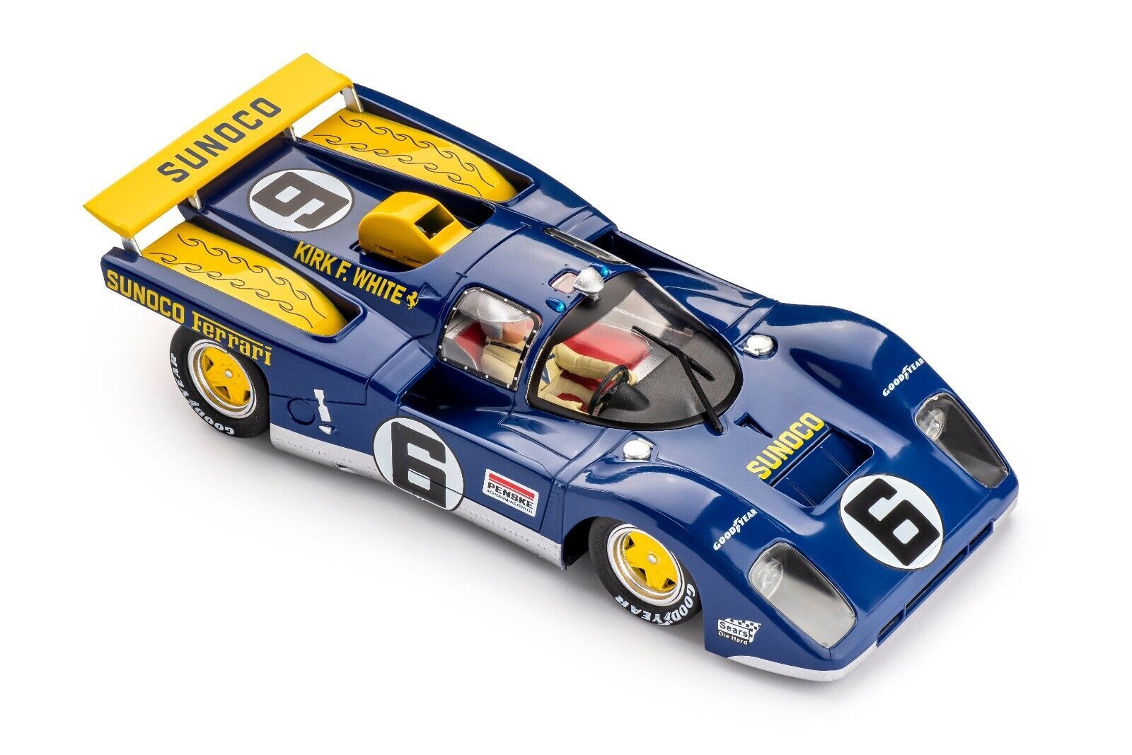 Slot.it Ferrari 512M-24H Daytona 1971 Sunoco #6 1/32 Slot Car - CA51b ...