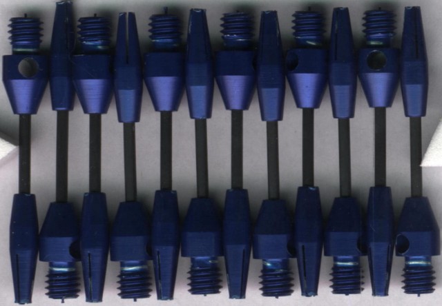 1.5in. 2ba Blue Steel Wire Dart Shafts 3 per Set for sale online | eBay