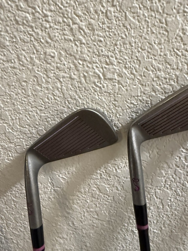 Lady Cobra Baffler Blade AMS 5355 Irons 1,3,5,7,4,5,7,8,9,PW,SW Petite ...