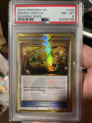 Pokemon TCG: Energy Switch - Graded PSA 8 NM-MT 2015 ROS #109 Secret ...