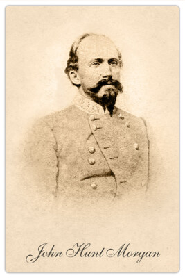 JOHN HUNT MORGAN Confederate Cavalry General CIVIL WAR VINTAGE PHOTO ...