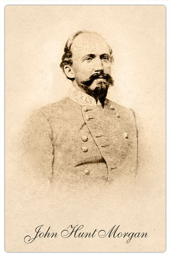 JOHN HUNT MORGAN Confederate Cavalry General CIVIL WAR VINTAGE PHOTO ...