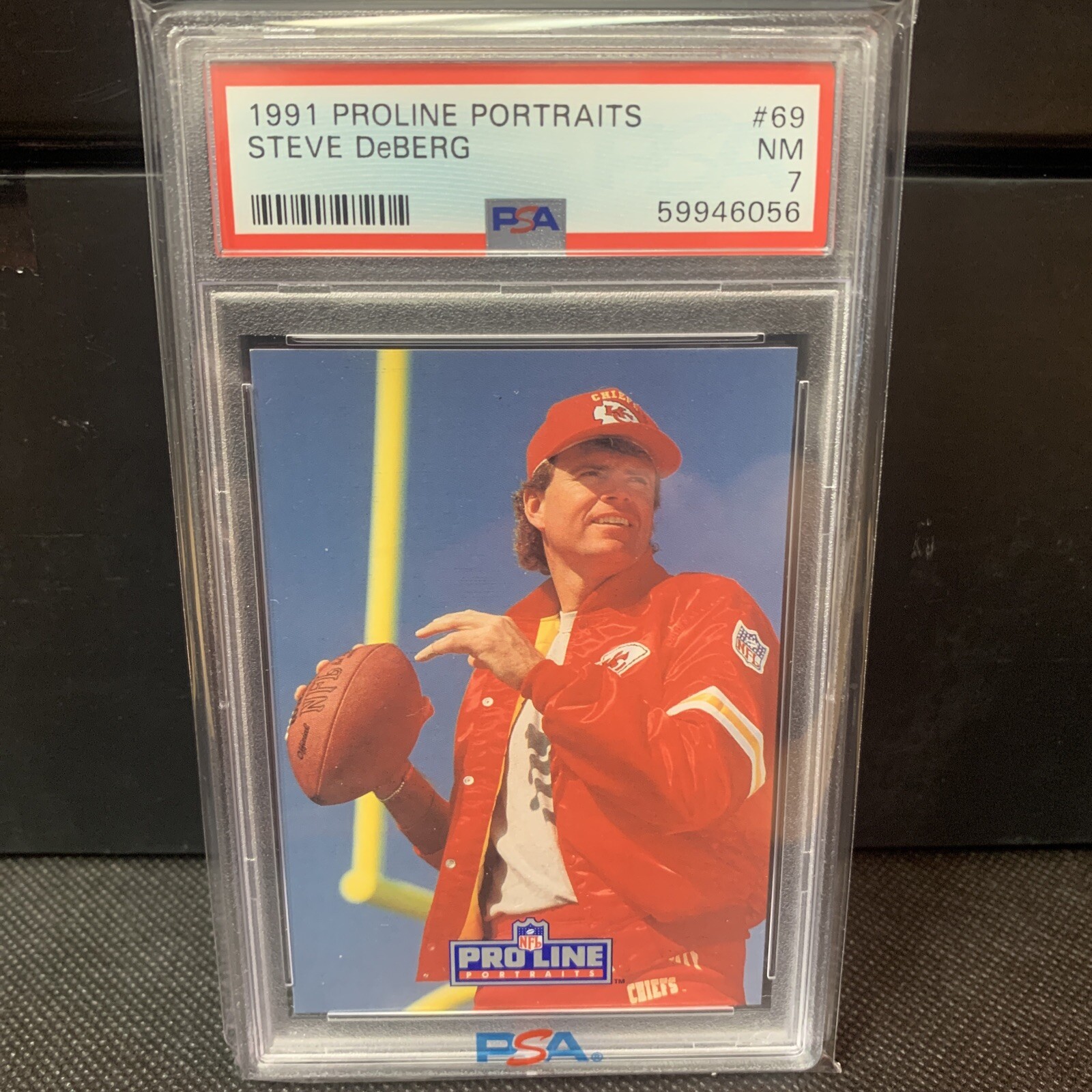 1991 Pro Line Portraits Football #69 Steve DeBerg PSA 7 | eBay