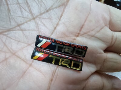 Rare JDM TRD Decal Emblem 2 pcs | ae100 ae86 Marino Levin | Japan ...