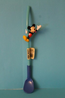 Collectible Disney Micky Mouse Sipper Straw/Spoon by Applause Brand New ...