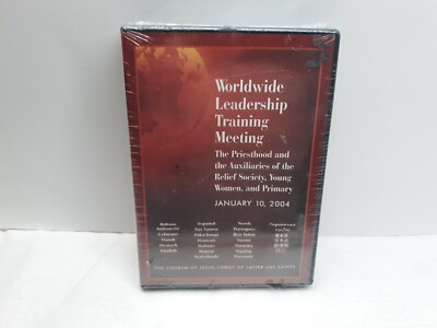 Worldwide Leadership Training Meeting DVD Mormon LDS January 2004 *NEW ...