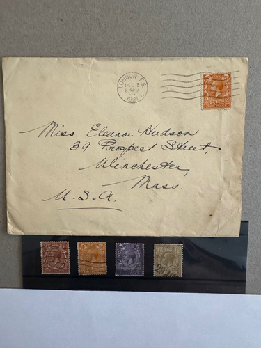 Great Britain Cover Dec. 7, 1921 Scott Cat 162 + Stamps 189/200 | eBay